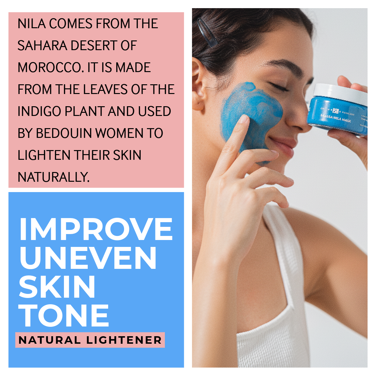 Sahara Nila Mask - A Powerful Natural Brightening. – Zawina Morocco